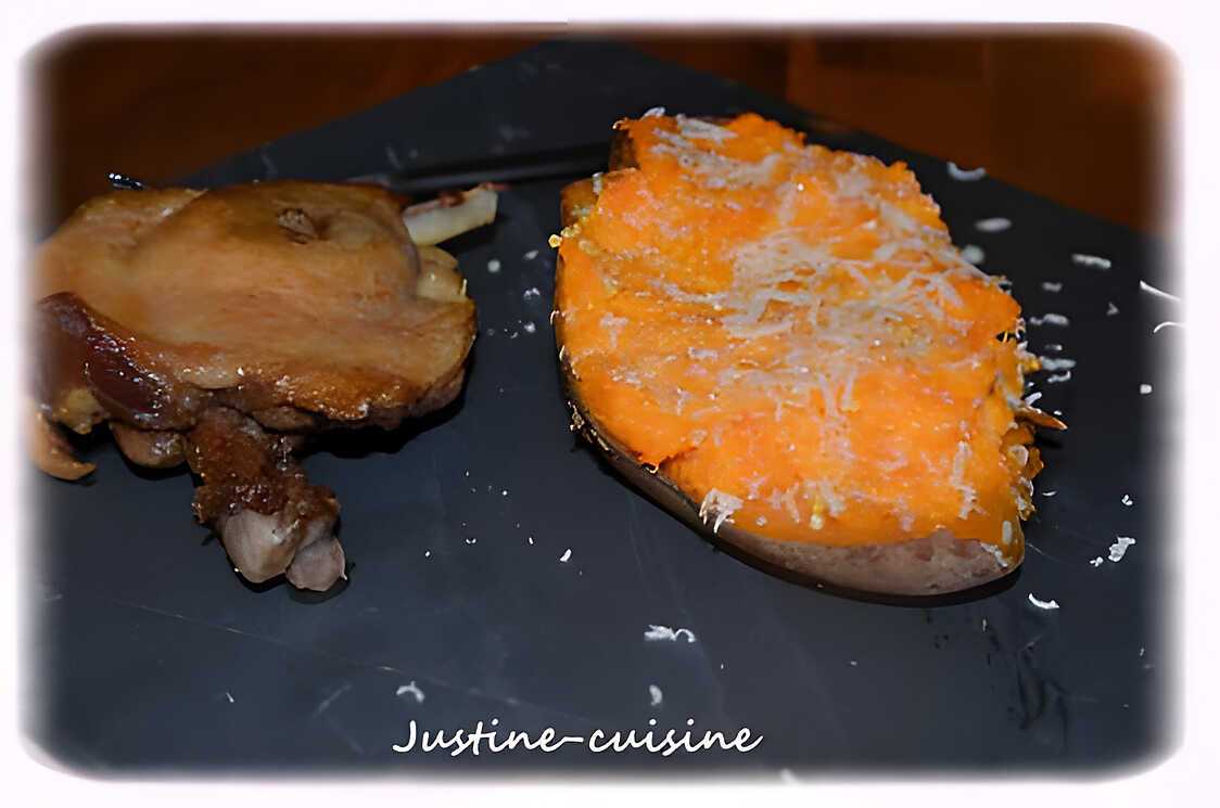 Recette de Patate douce farcie