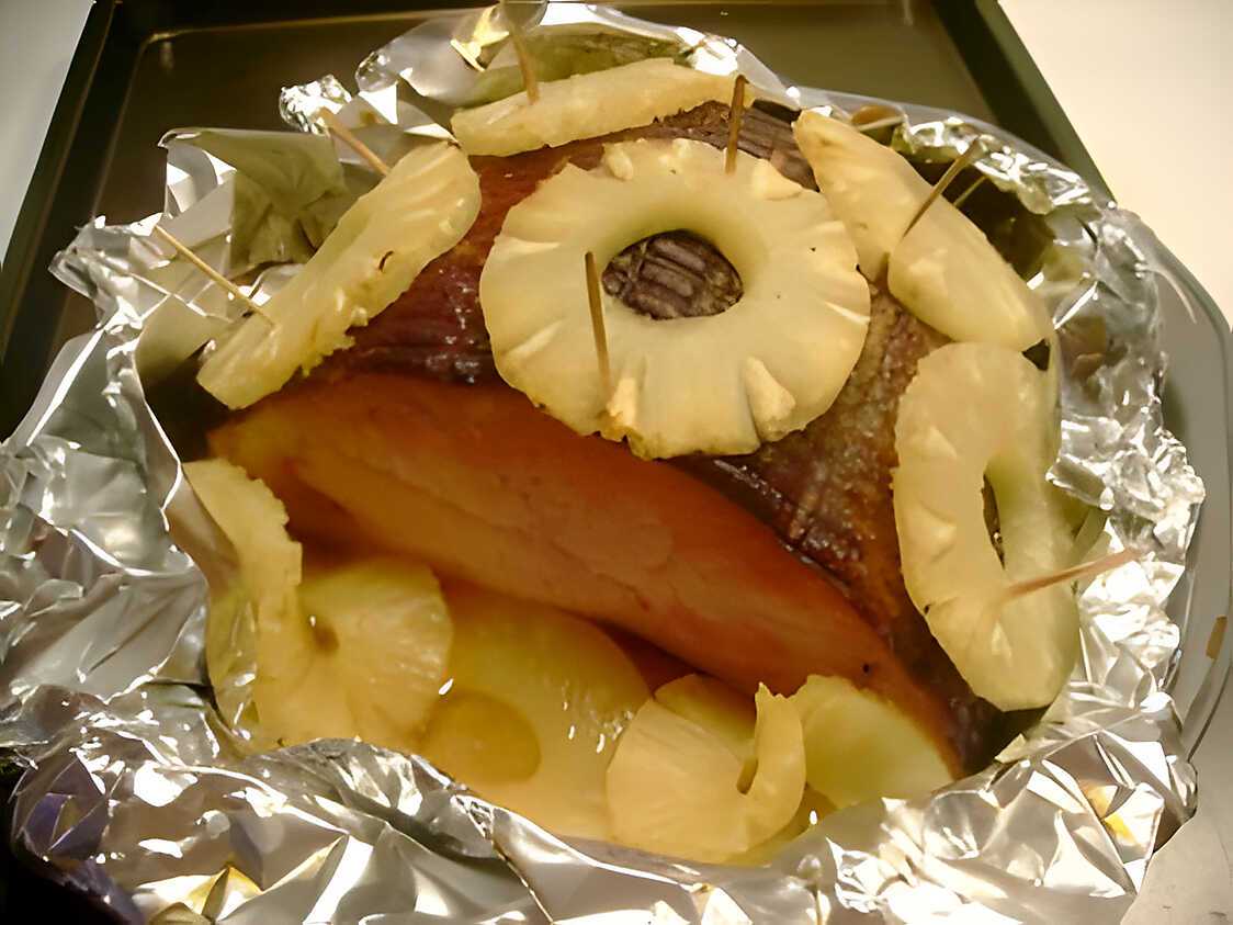 Recette de ~Jambon à l'ananas~