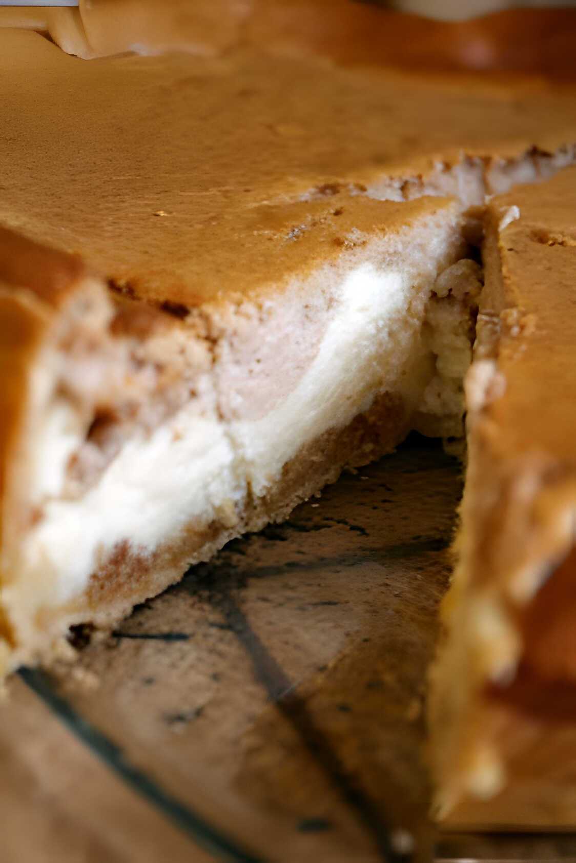 Recette de Cheesecake au fromage blanc Vanille & Caramel