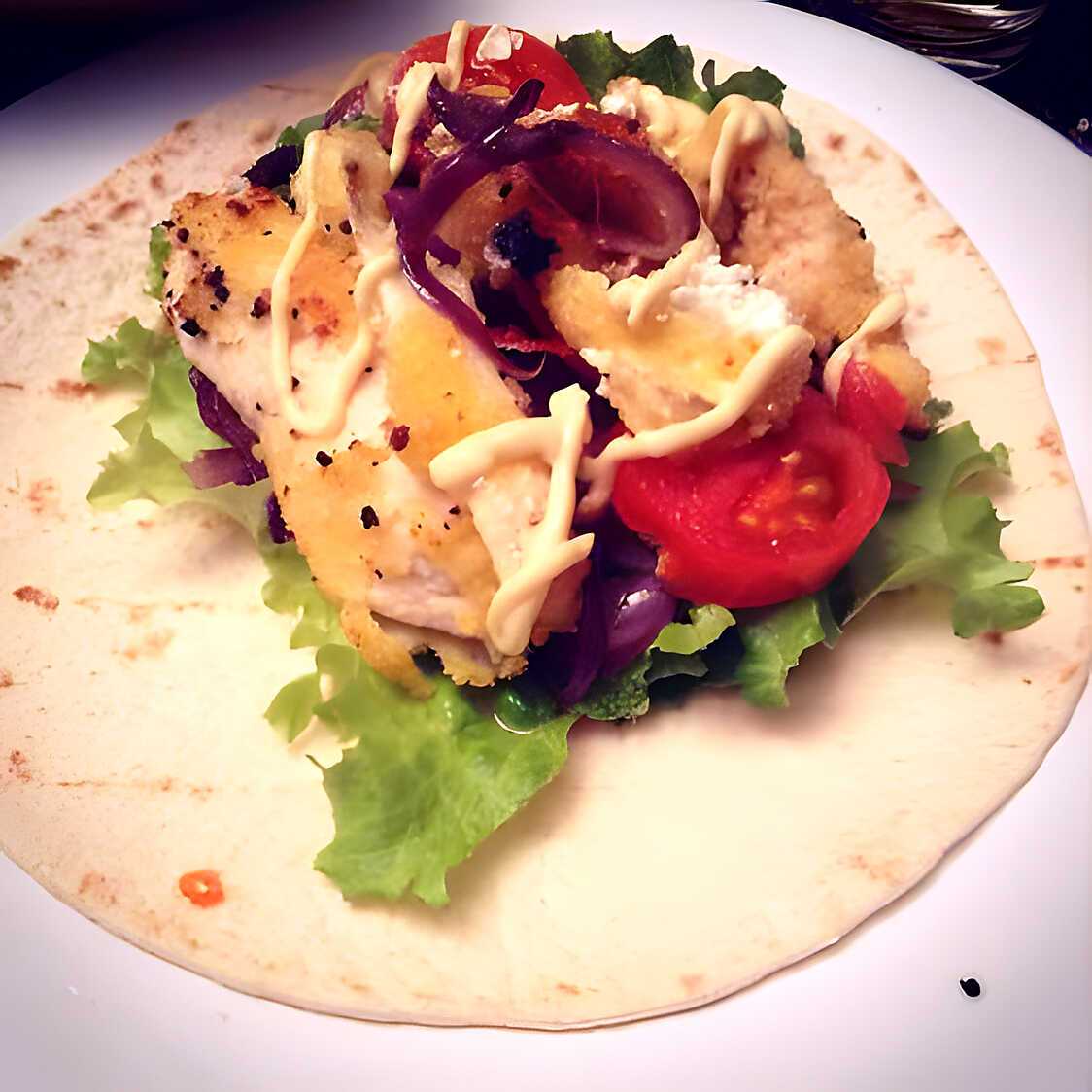Recette d'Une soirée entre filles...WRAPS MAISON