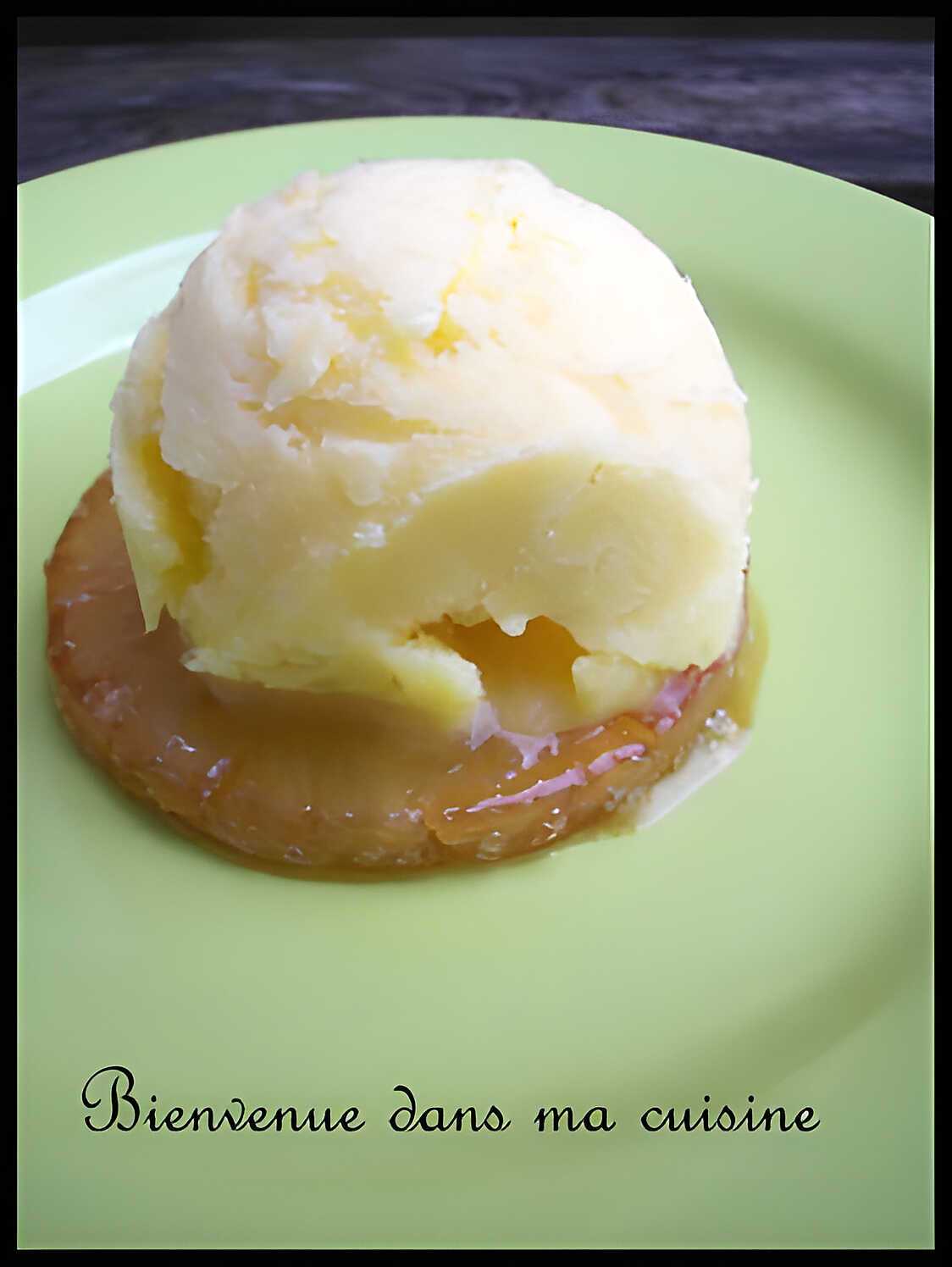 Recette de Chaud Froid d' Ananas
