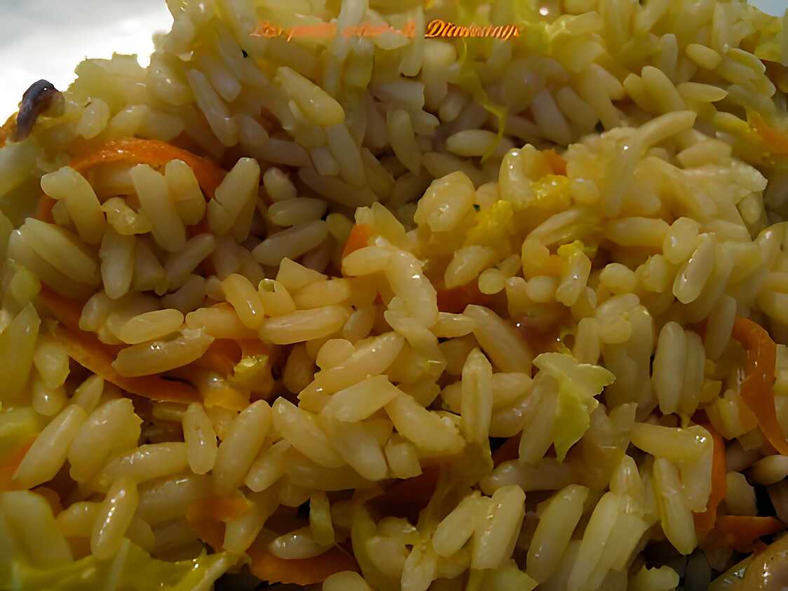 Recette de Riz sauté aux choux nappa
