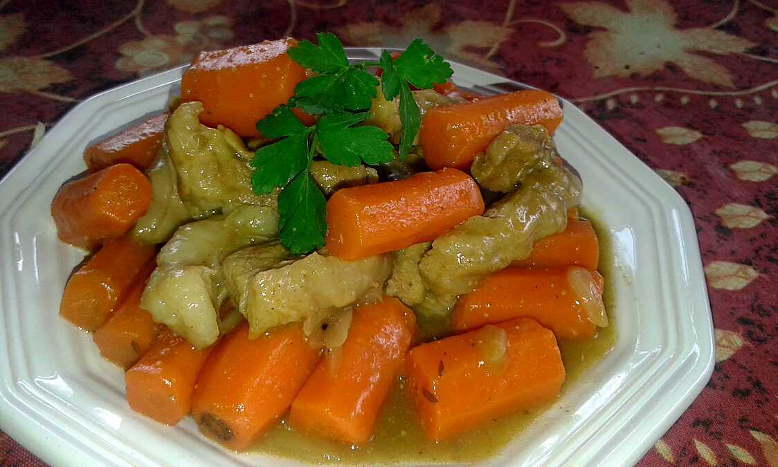 Recette de Tendrons de veau aux carottes par Violette Fru