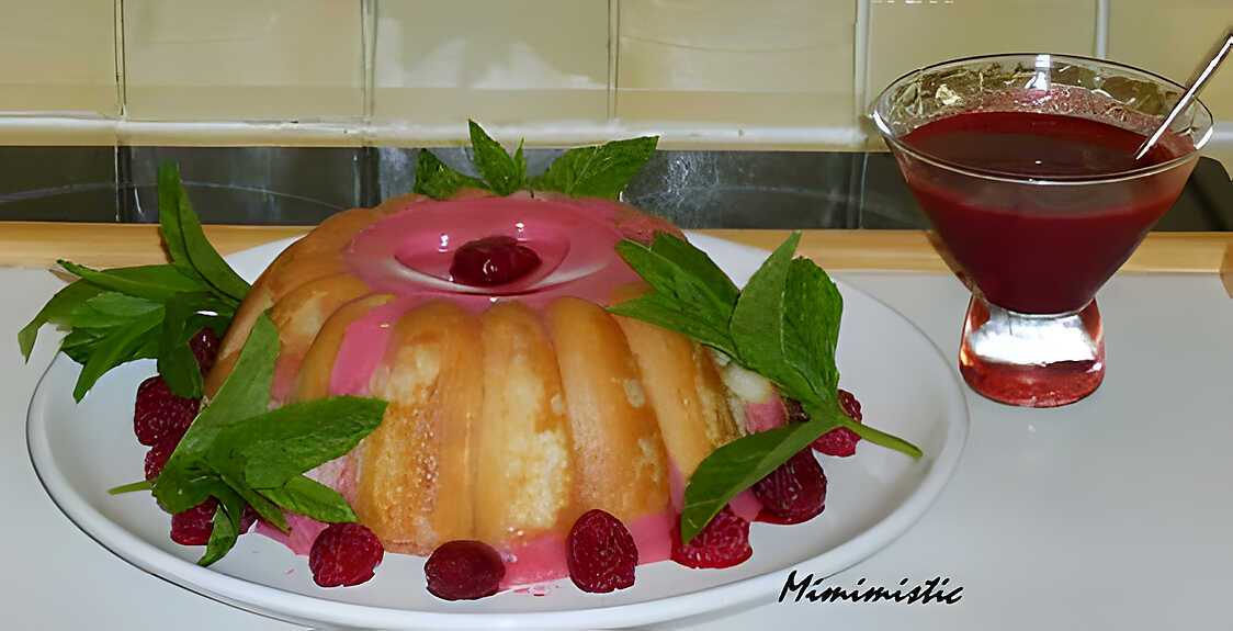 Recette de Charlotte au Bavarois framboise