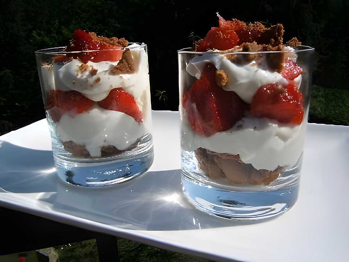 Recette de Tiramisu fraise-spéculoos