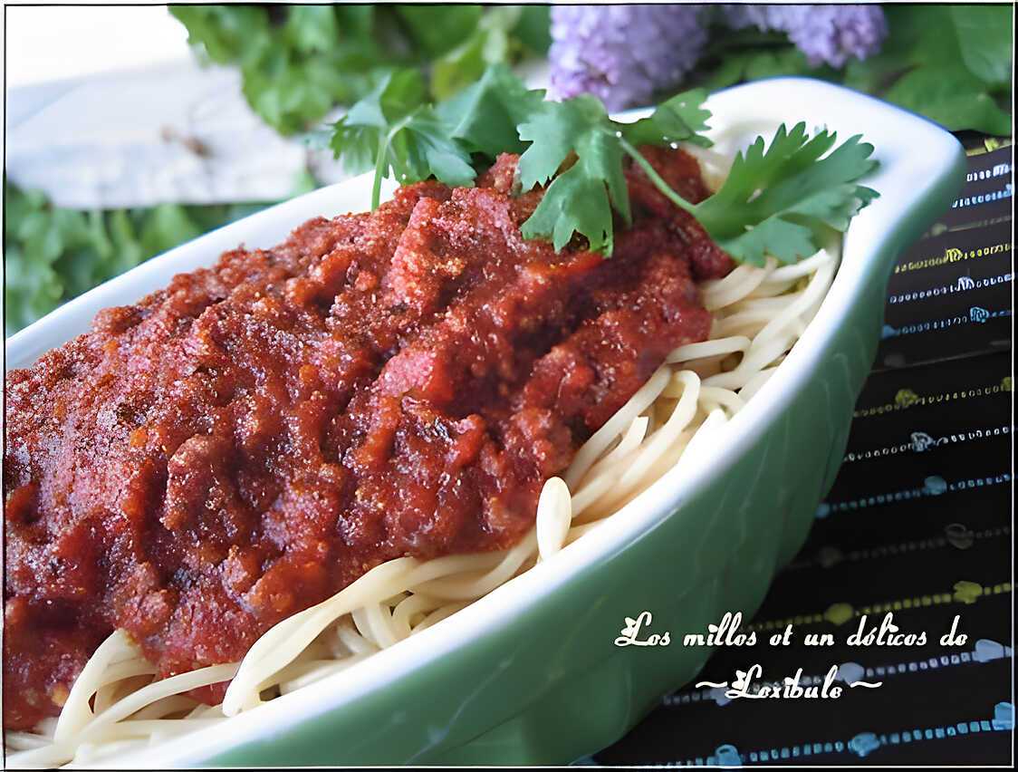 Recette De Sauce à Spaghetti 1 De Sukie