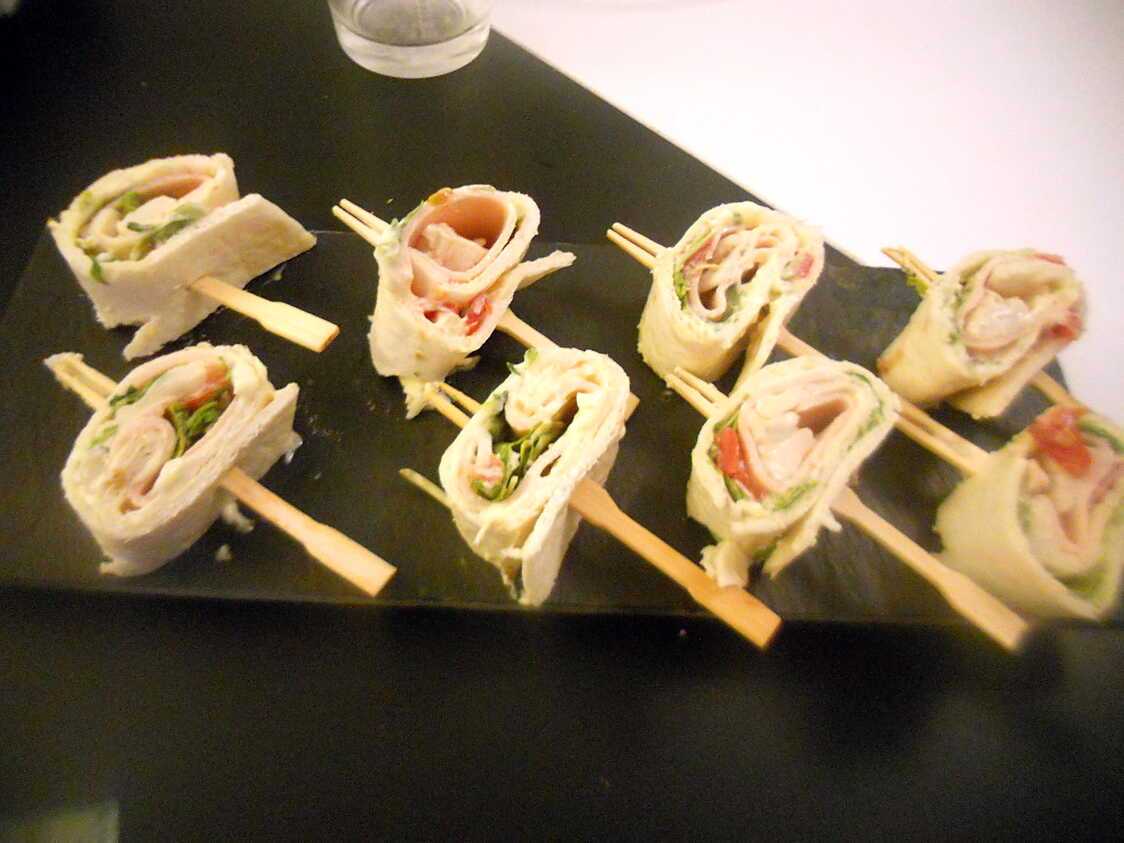 Recette de Wraps aperitif
