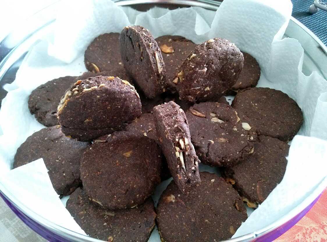 Recette de Croquants cacaotes ++++ ss sucre