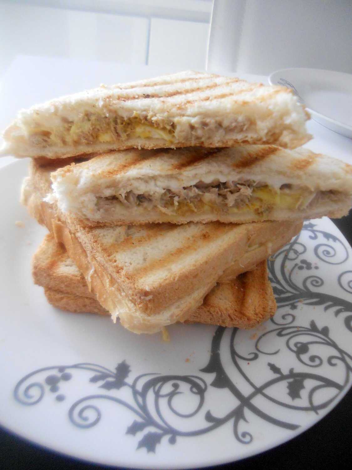 Recette de Croque monsieur kirri thon de PAPA