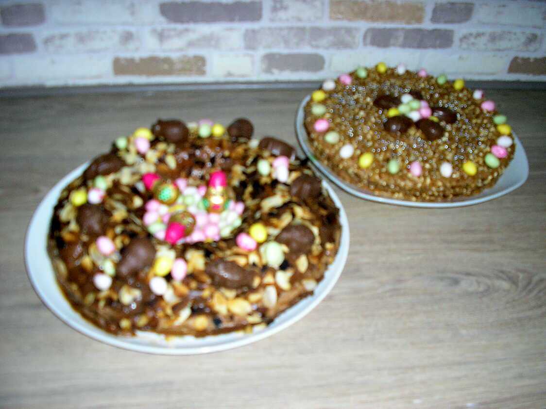 Recette de Nid et gateau de Pacques chocolat