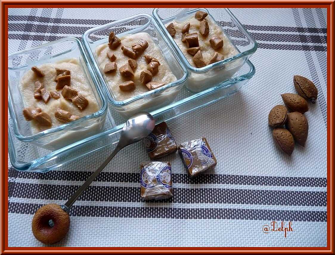 Recette de Semoule saveur amandes caramel salé
