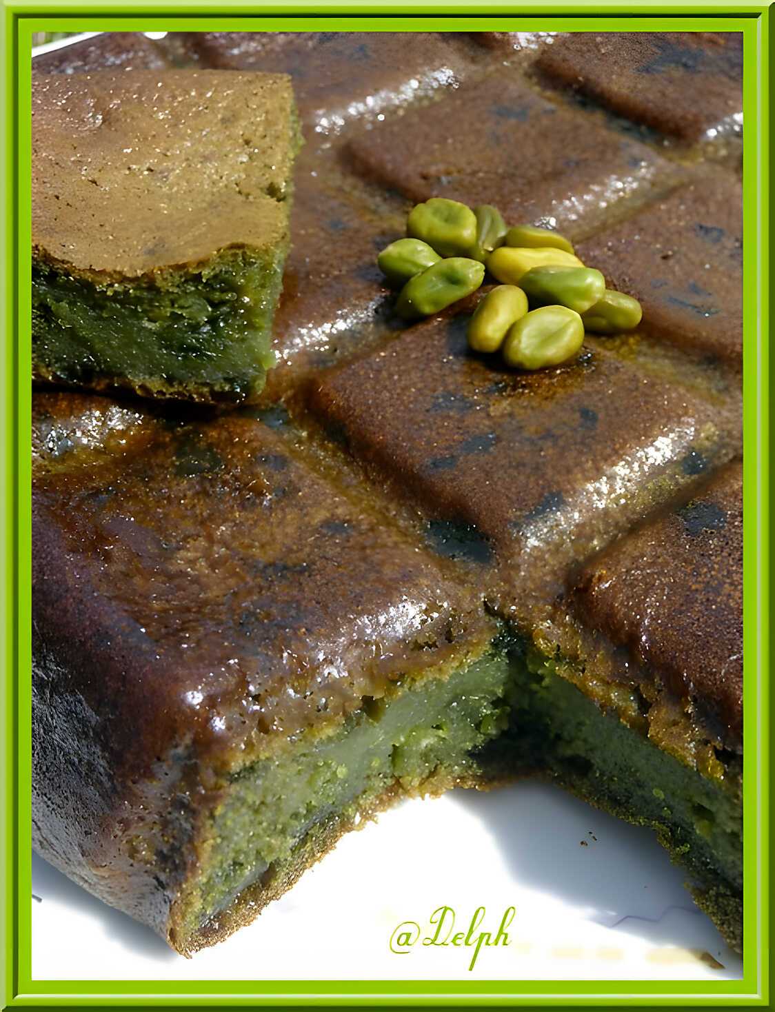 Recette de Gâteau à la pistache