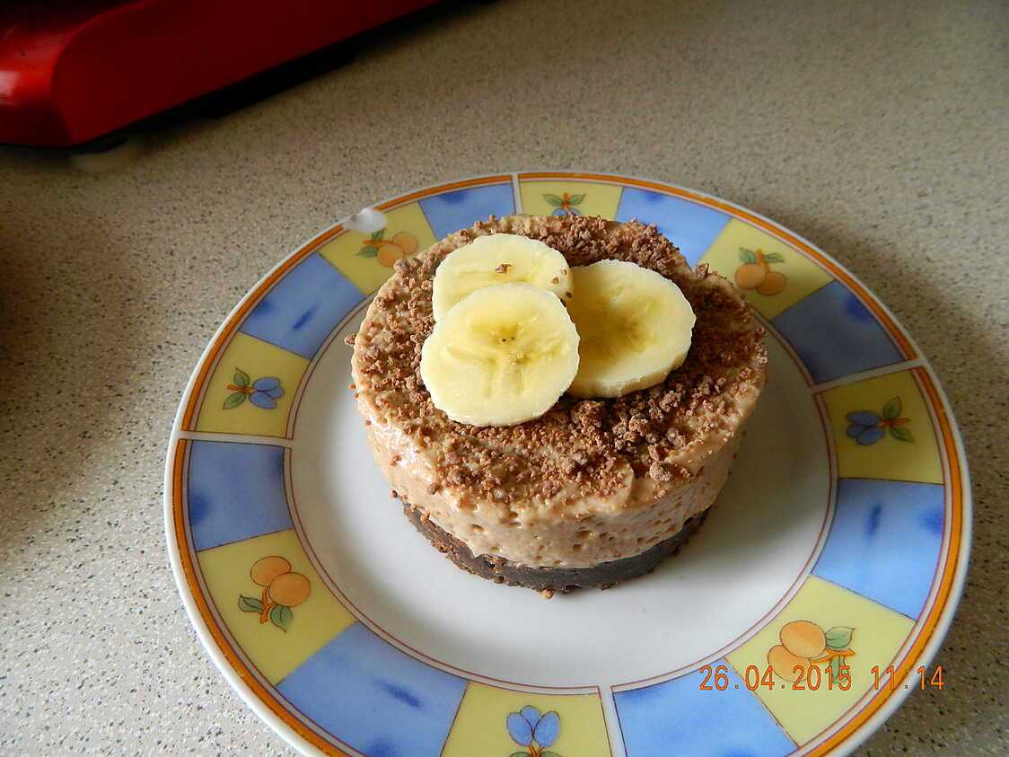 Recette de Cheesecake banane oursons guimauve