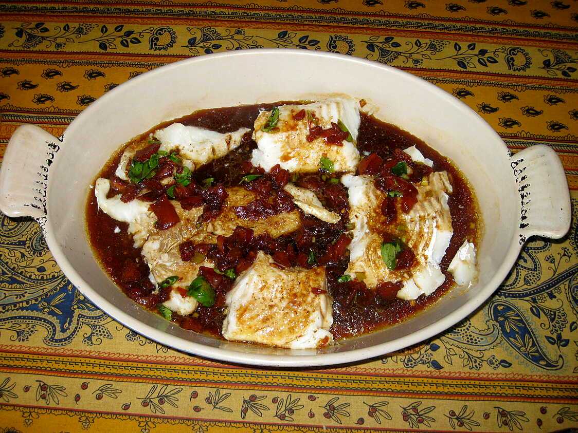 Recette de Cabillaud rôti et sa sauce incroyable aux herbes