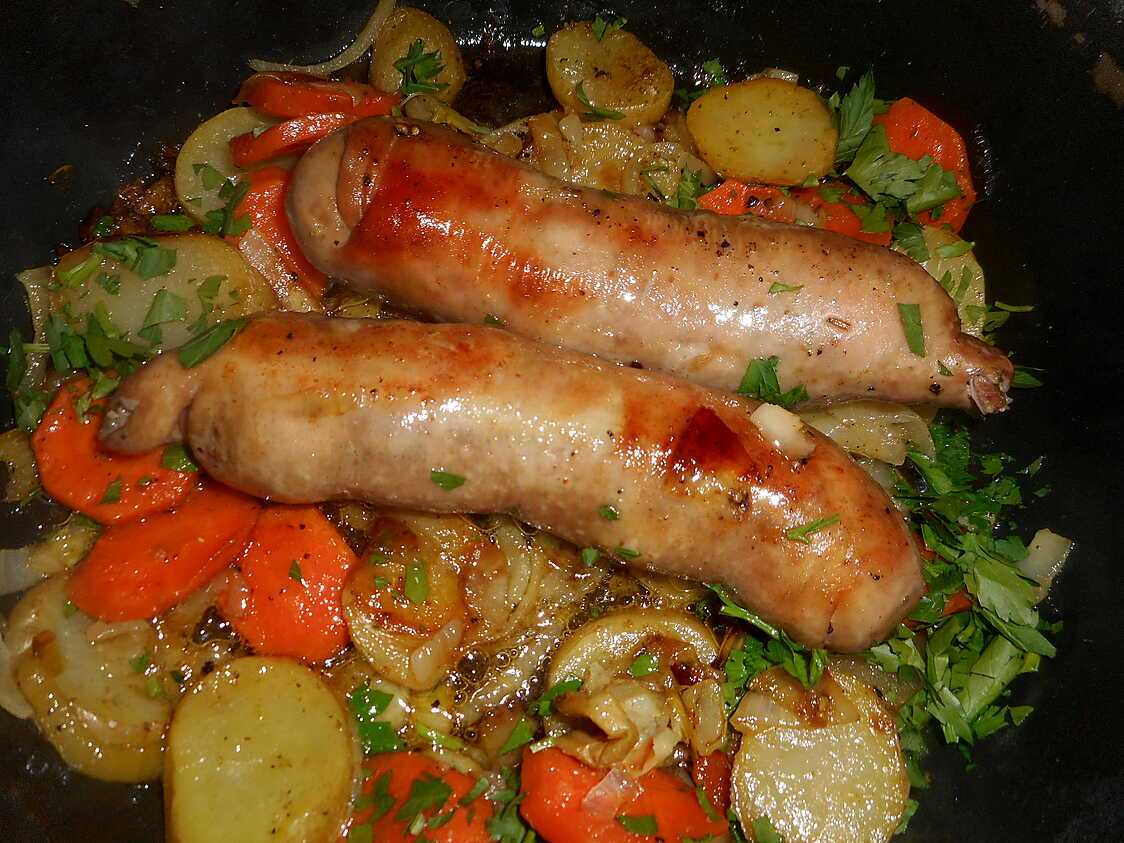 Recette d'Andouillette de troyes en cocotte