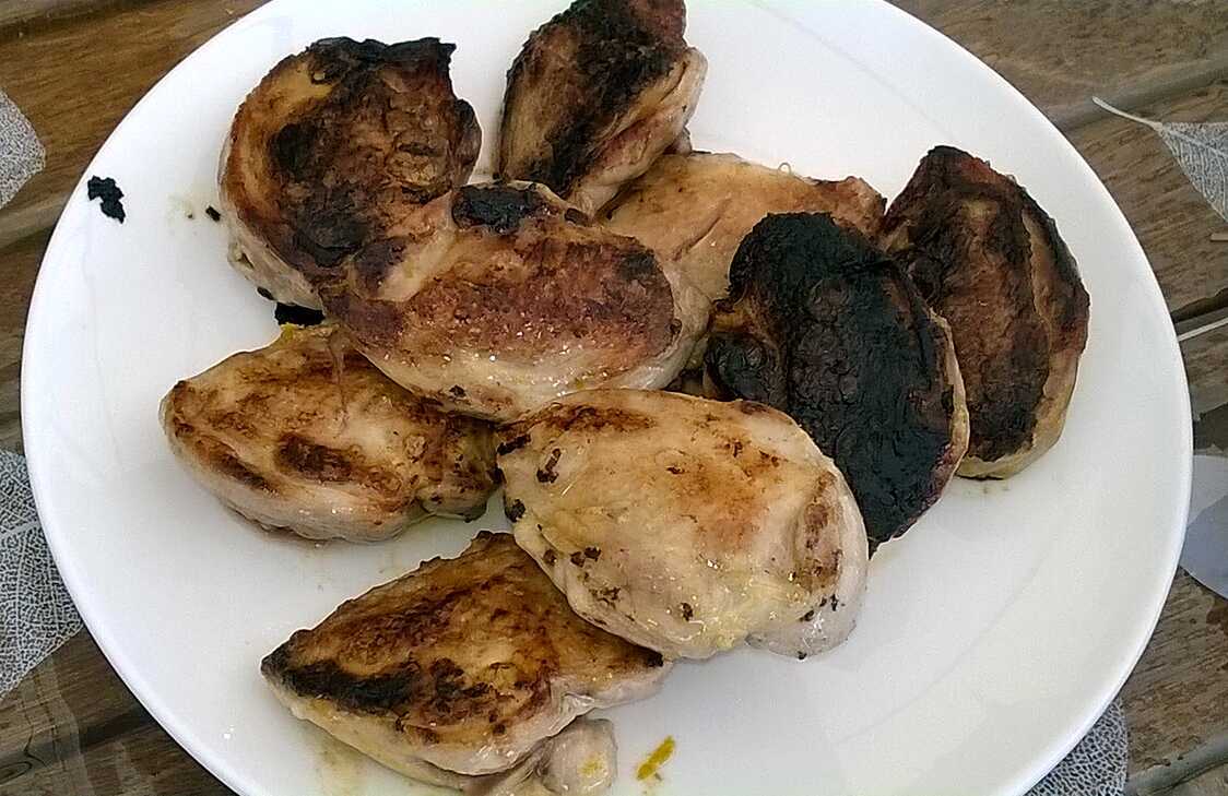 Recette de Filets de caille â la plancha