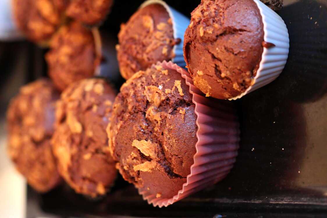 Recette de Muffins choco-café à la rapadura