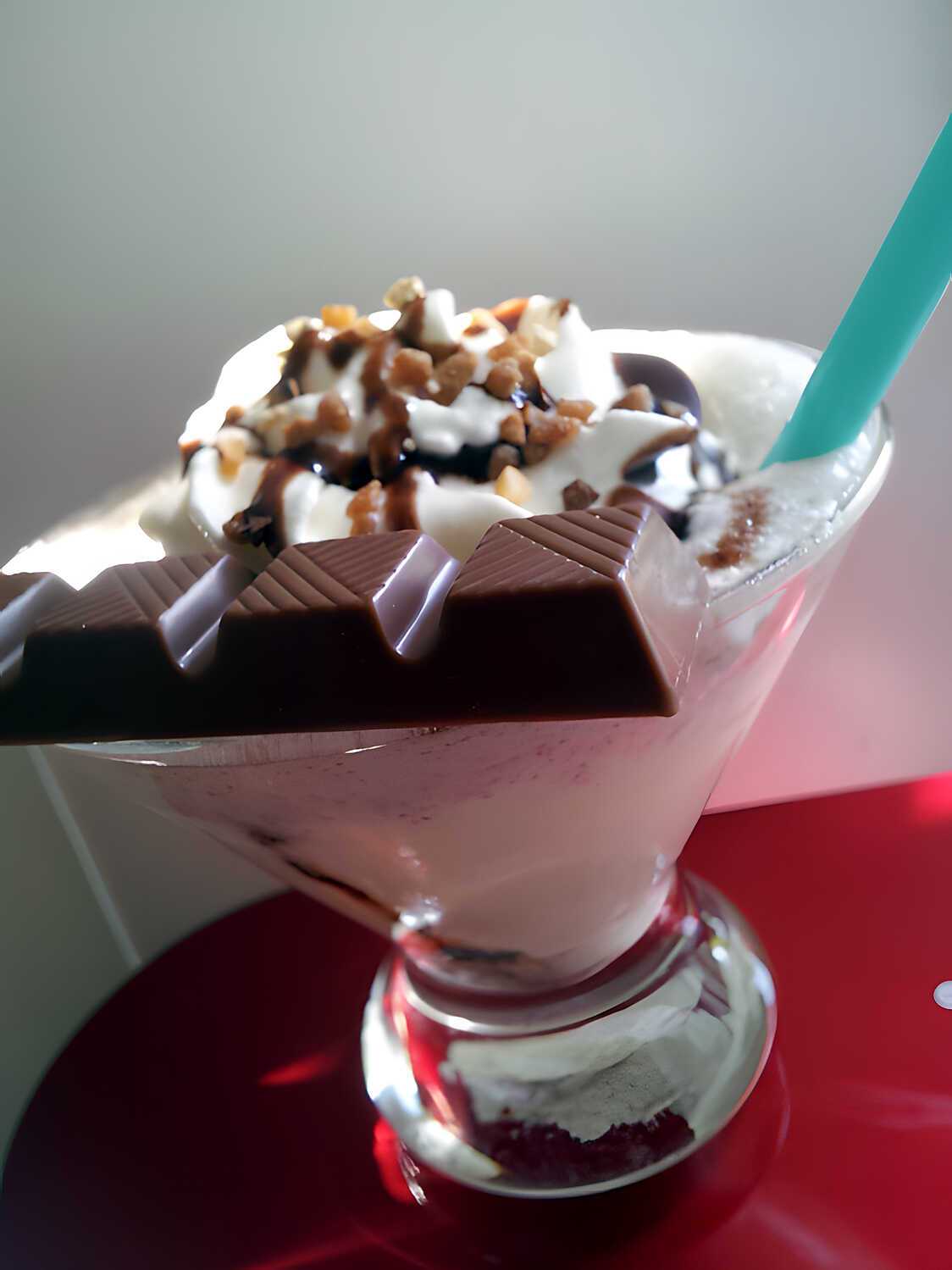 Recette de Milk shake au kinder