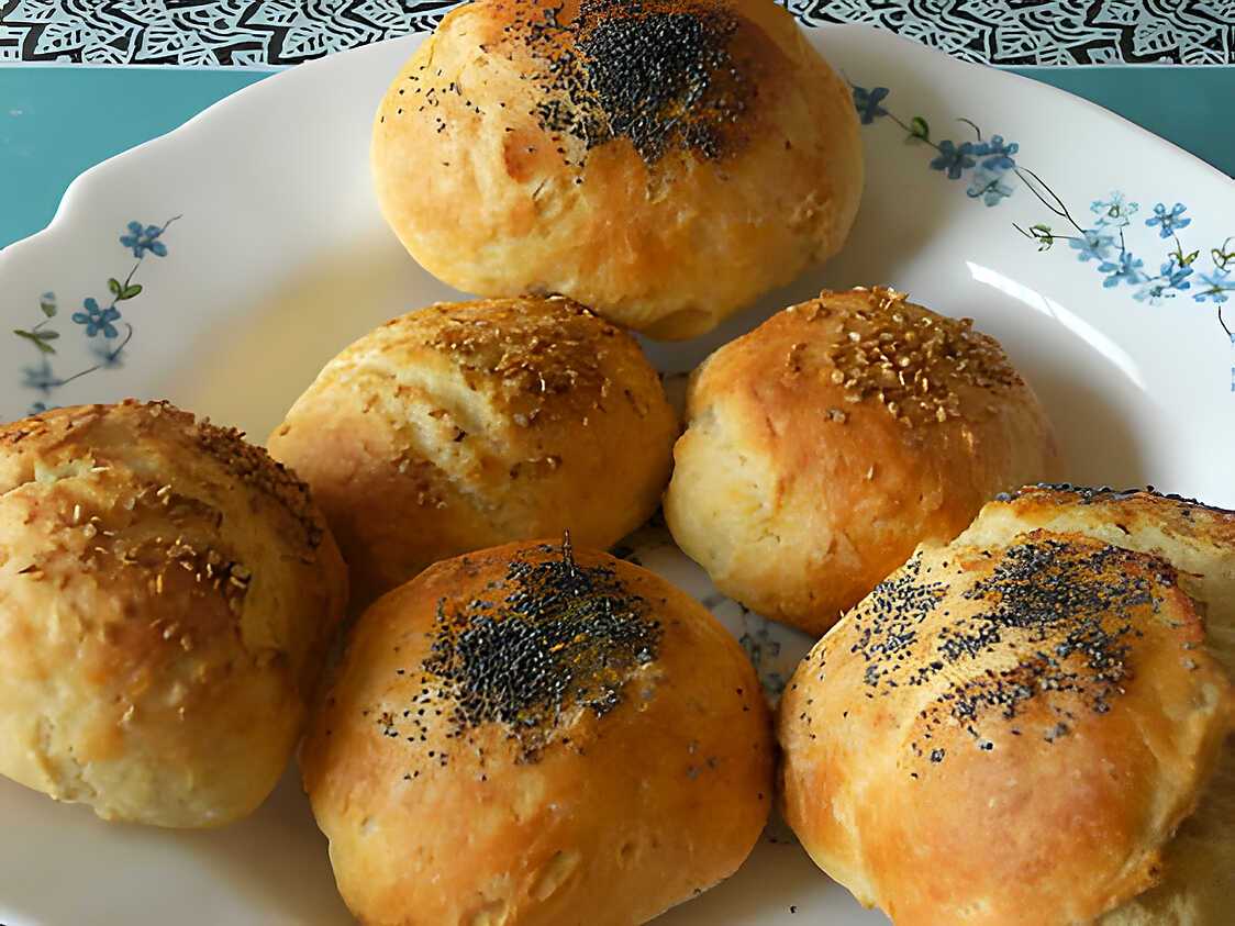 Recette de Petits pains white cheese de pOpO