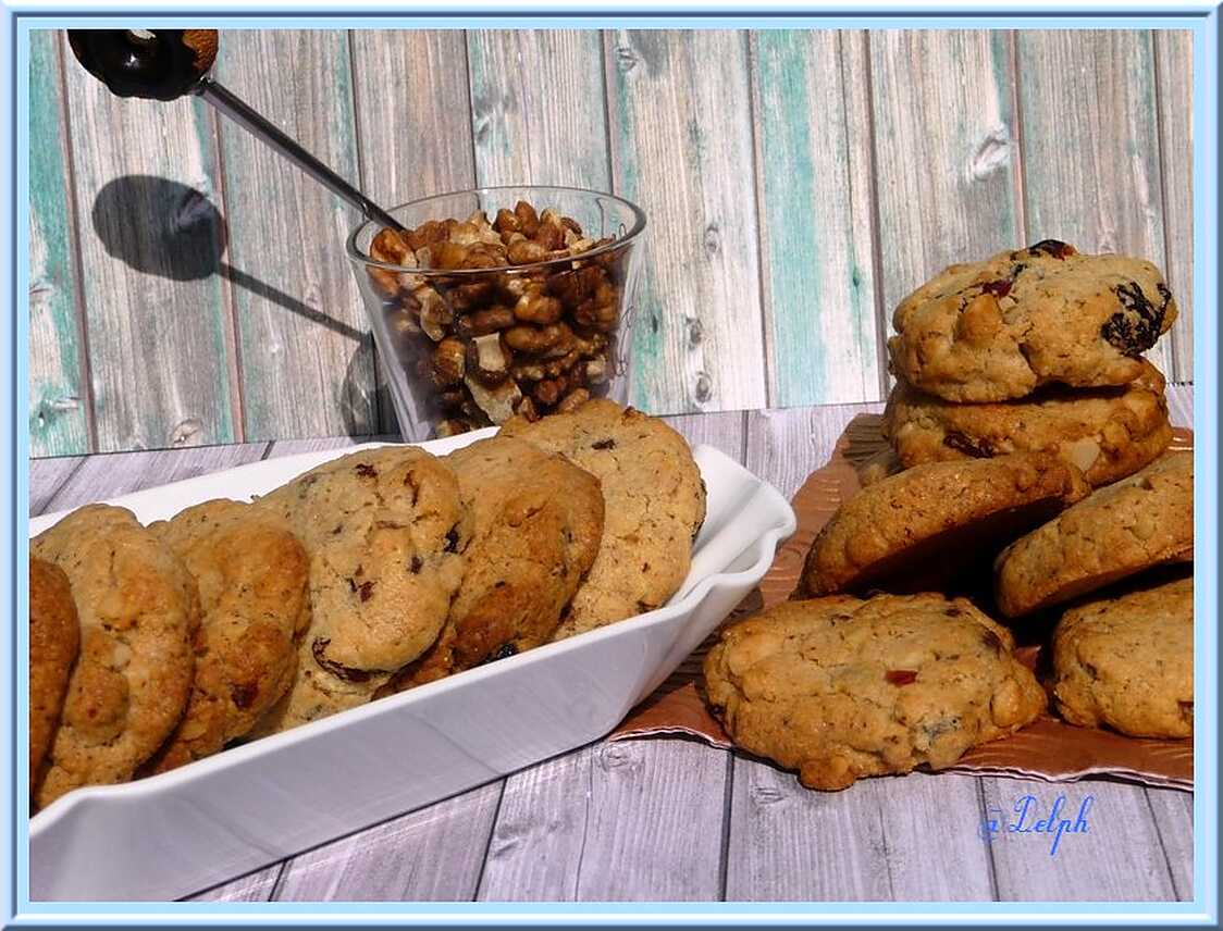 Recette de Cookies aux fruits secs