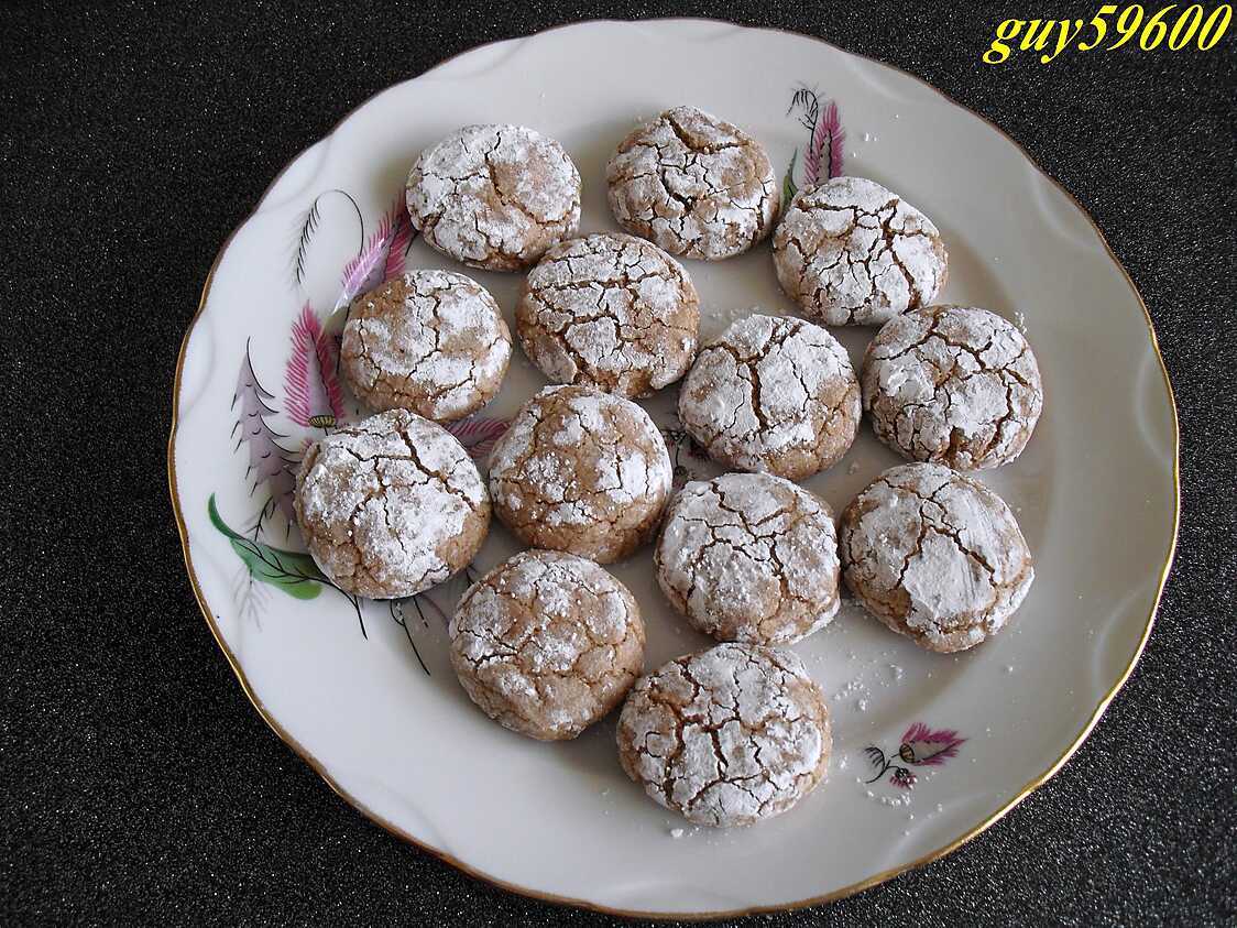 Recette de Biscuits craquelés a la pâte a tartiner