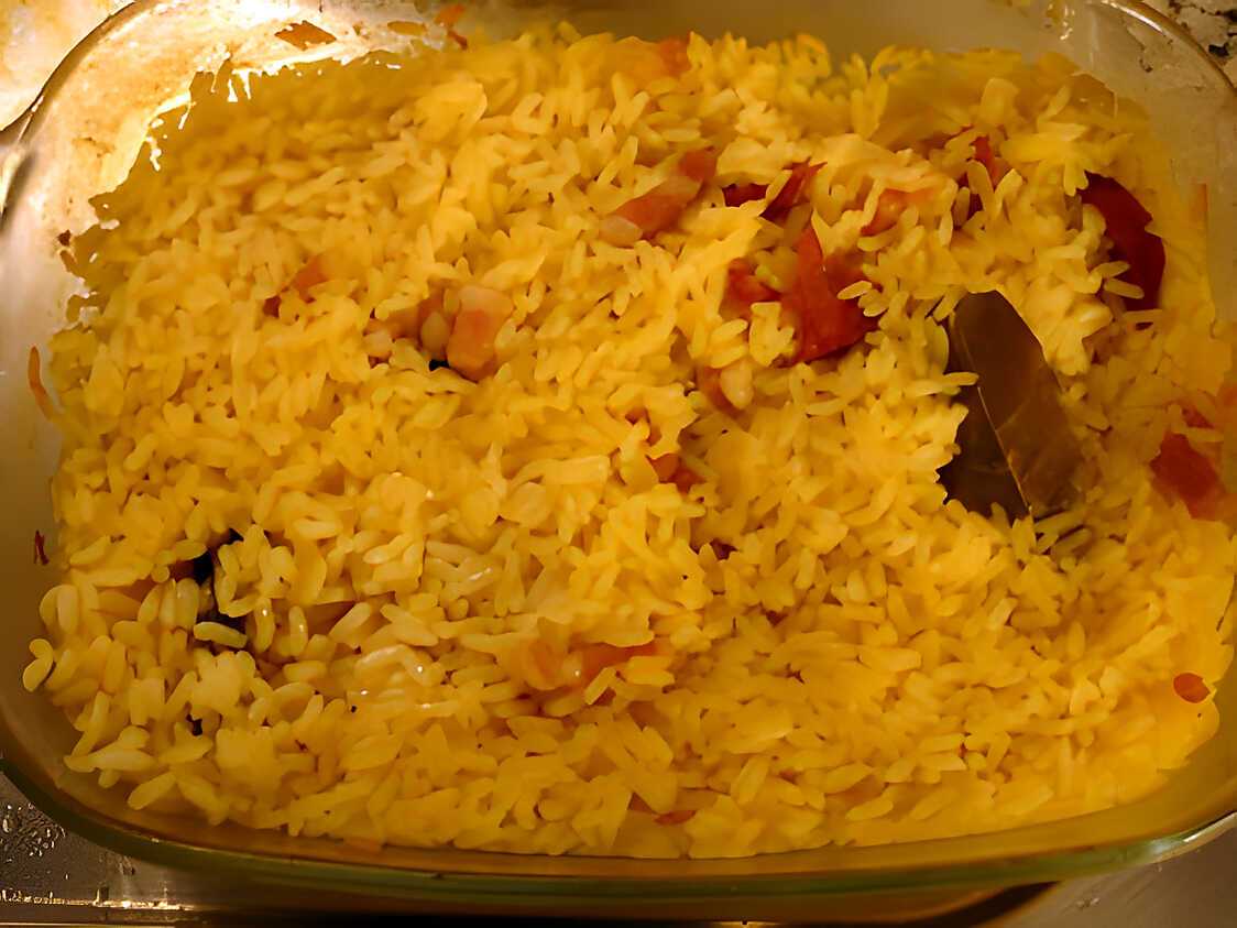 Recette de Riz au four parfumé (de maman)