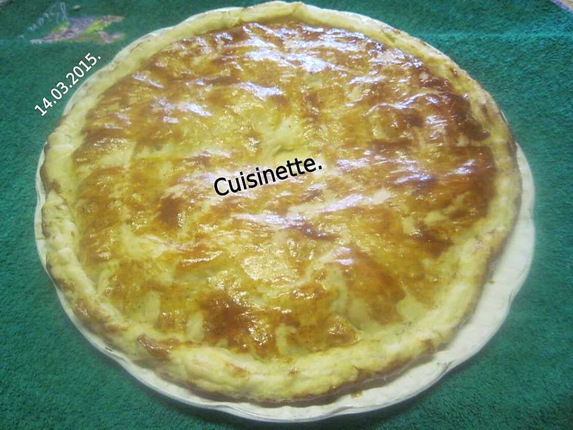 Recette de Tourte aux pommes. par cuisinette