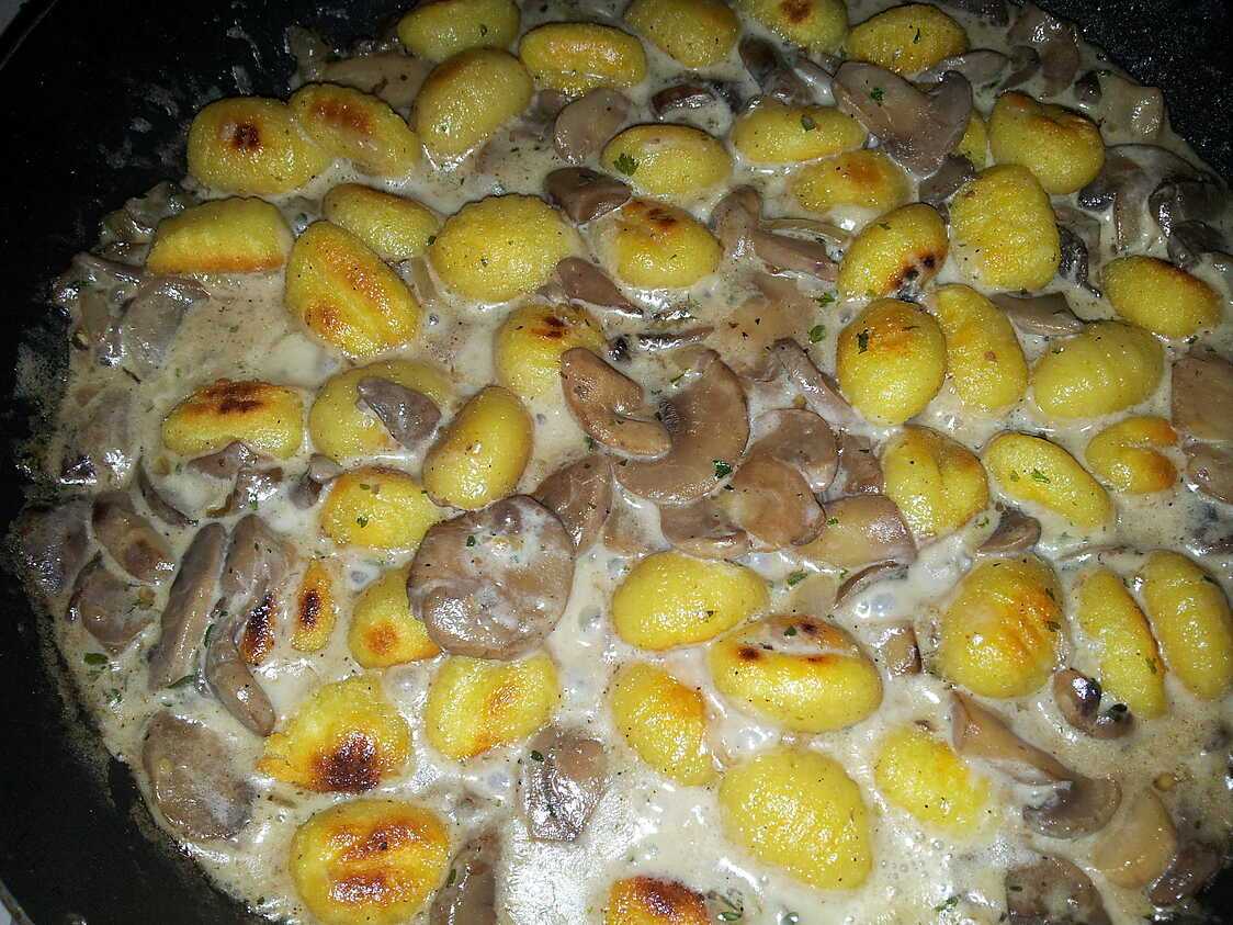 Recette de Gnocchi sauce forrestiere
