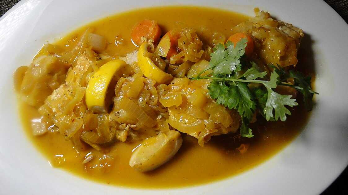 Recette de Tajine de poisson au safran