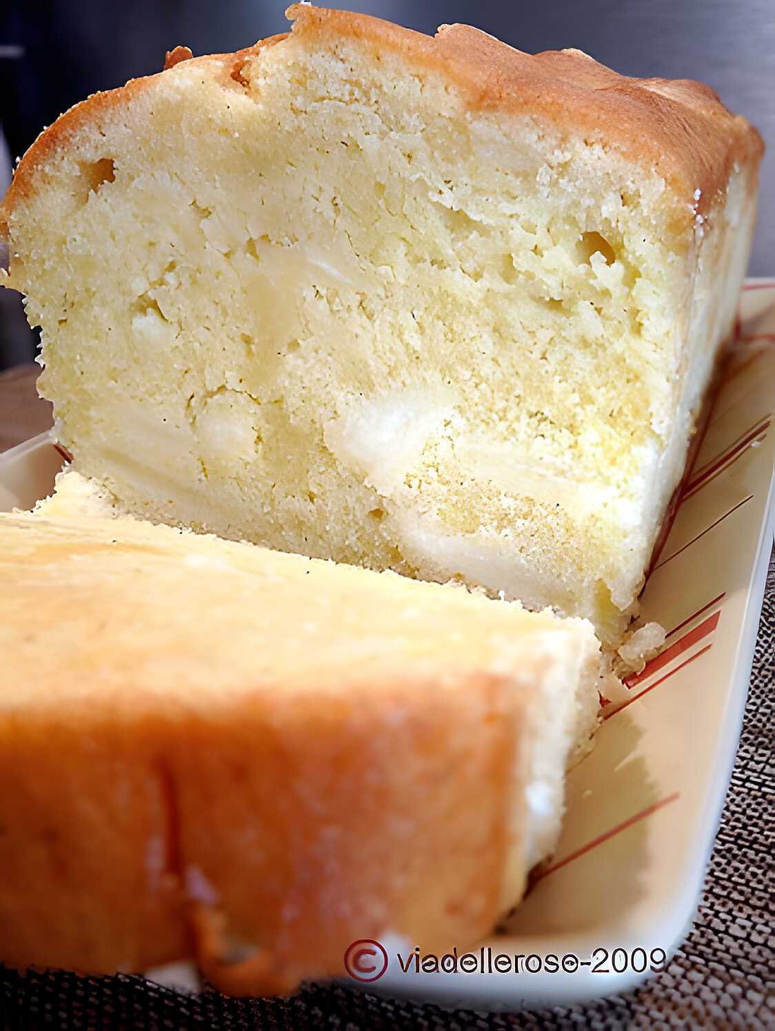 Recette de Cake aux poires à la vanille