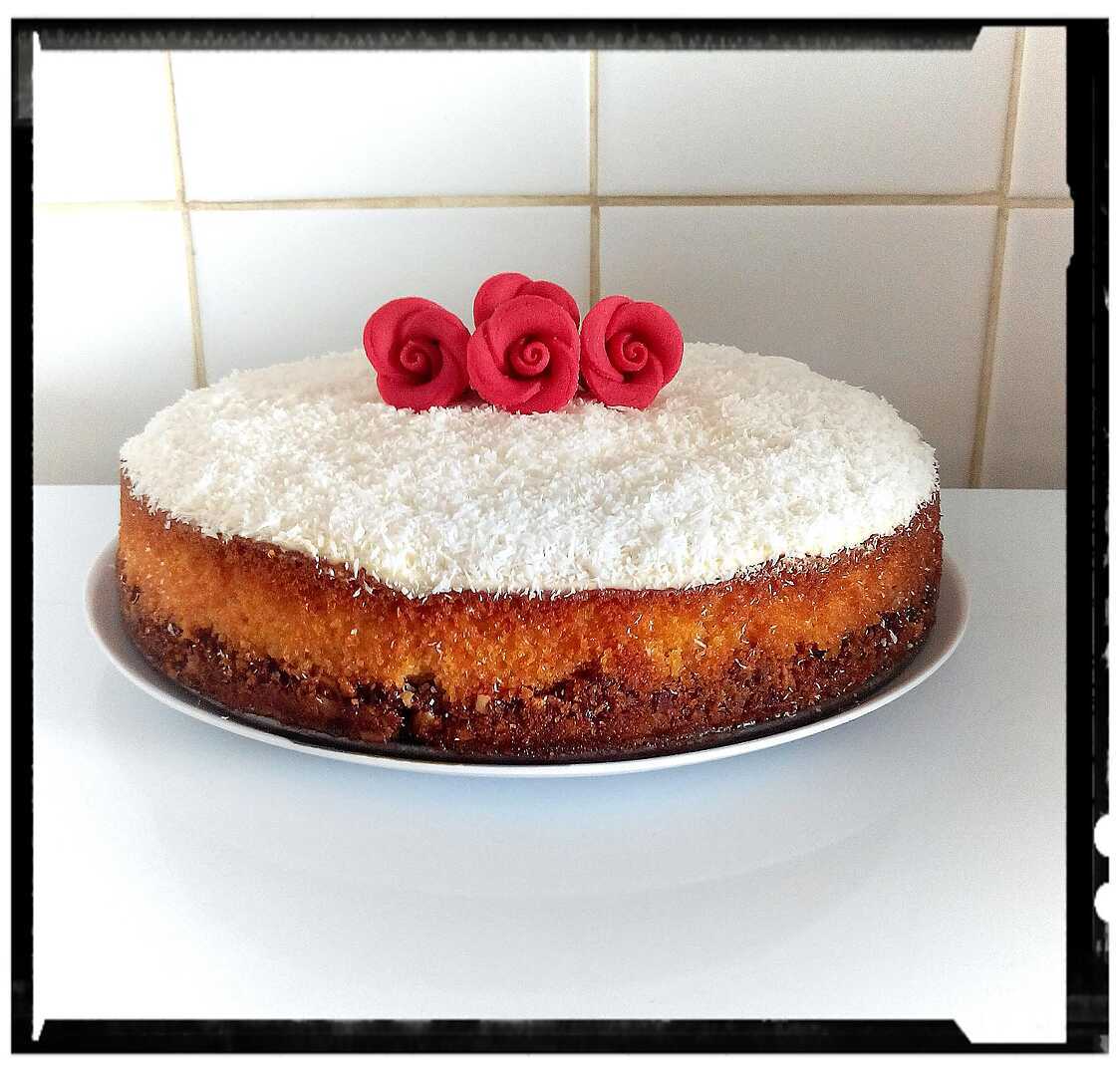 Recette de Gâteau fondant de polenta au citron et sa chantilly coco sur ...