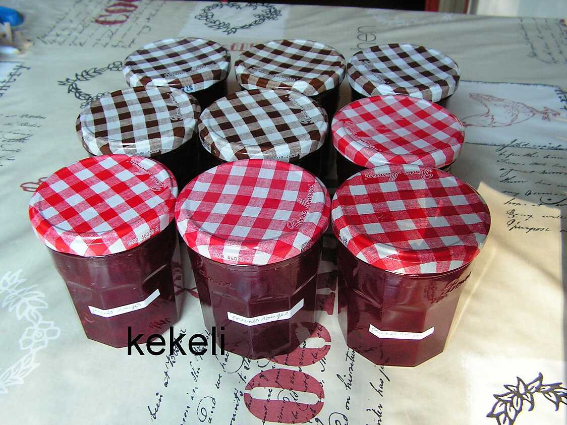 Recette de Confiture de prunes rouges au vitpris