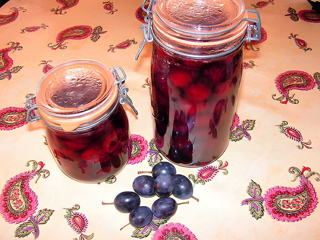 Recette de Prunes au sirop