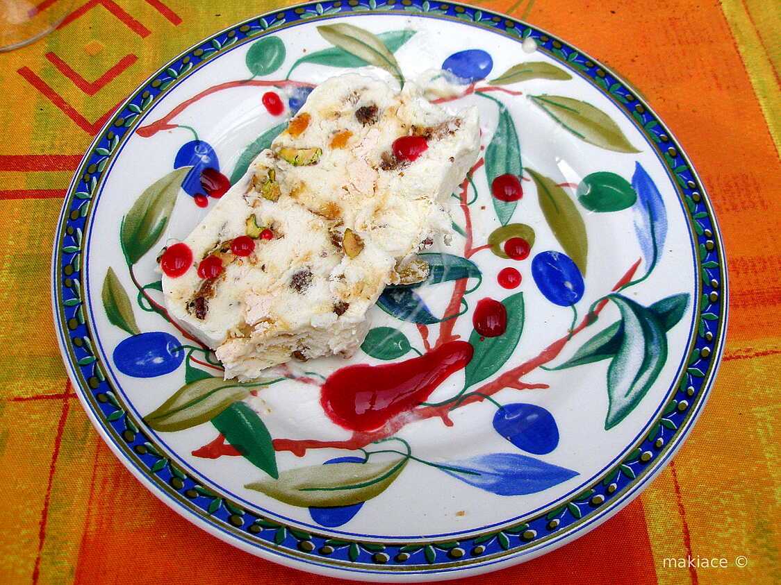 Recette de NOUGAT GLACE par makiace