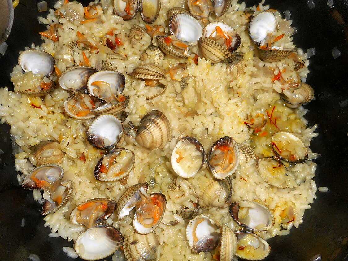 Recette de Risotto aux coques
