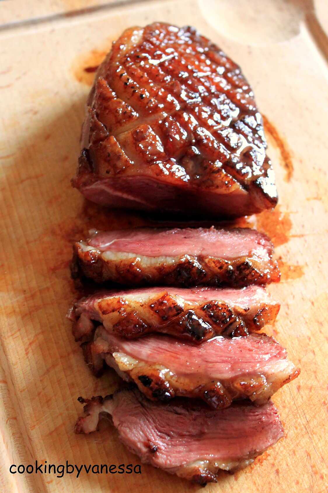 Recette de Magrets de canard au miel