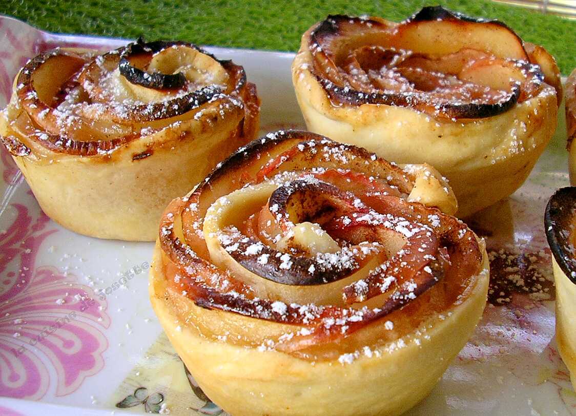 Recette de Fleurs aux pommes