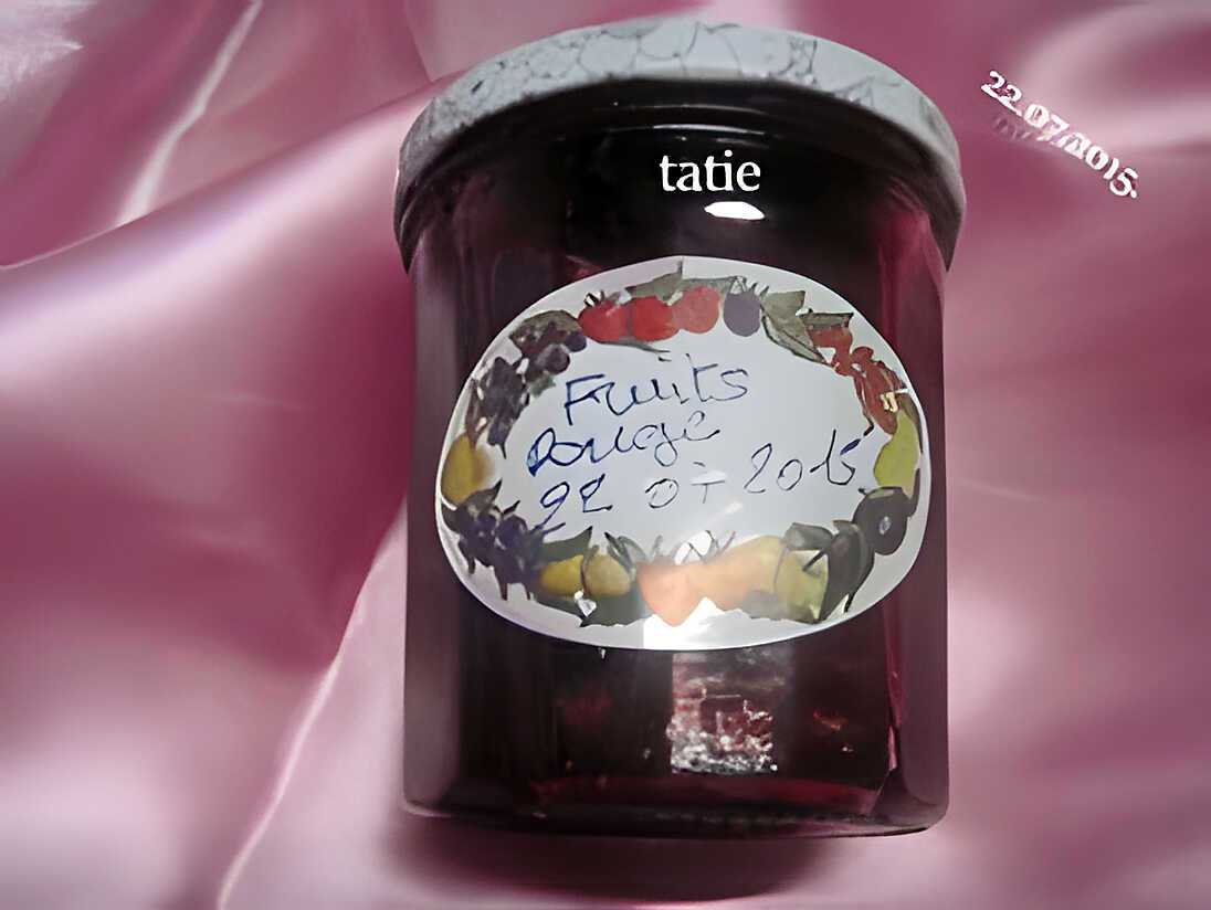 Recette de Confiture de fruits rouges et vanillé. par cuisinette