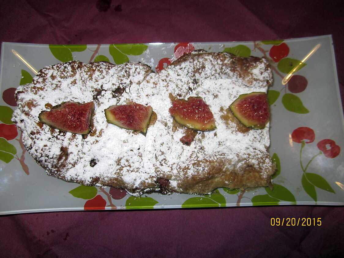Recette de Strudel figues/poires/kirsch/cannelle