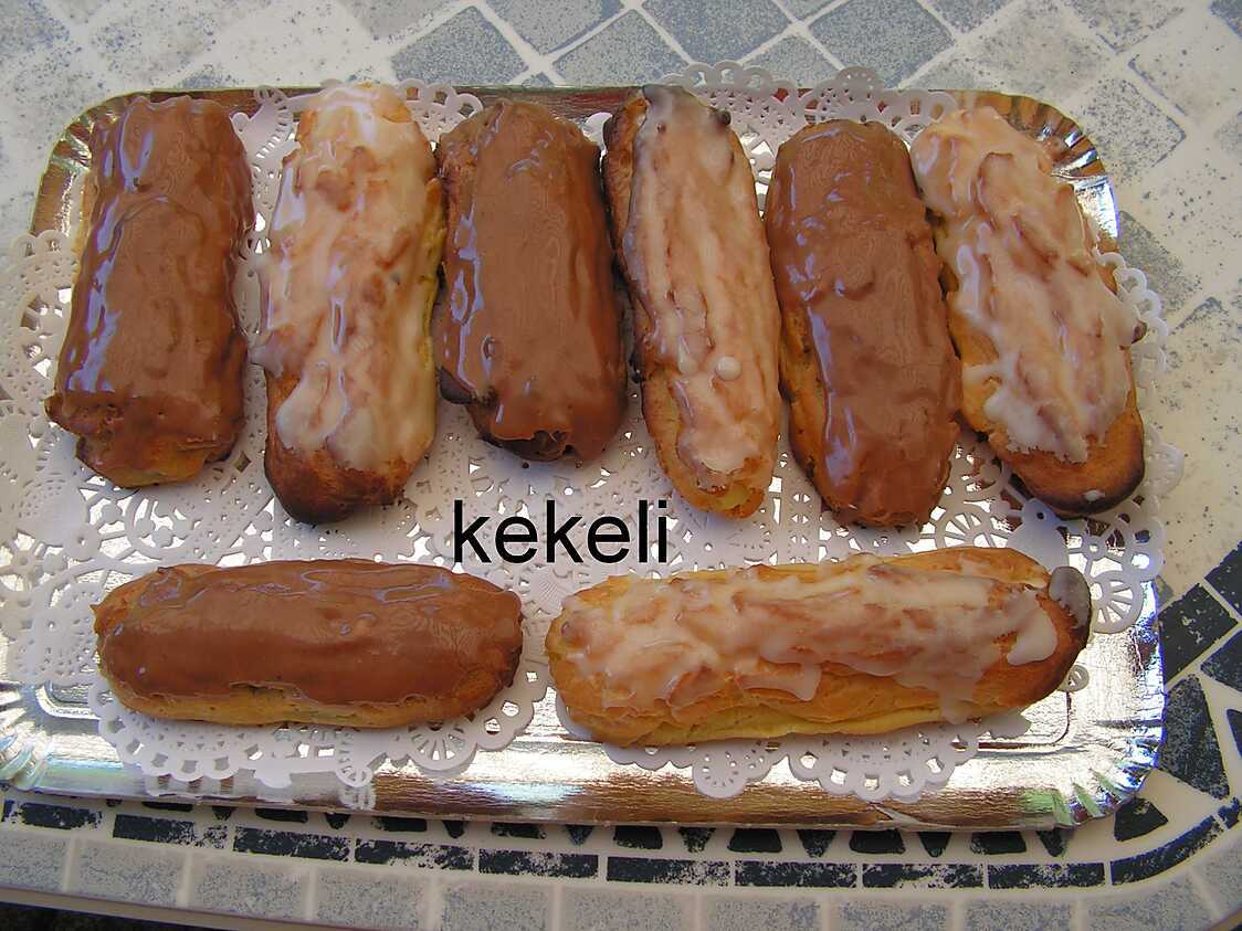 Recette d'Eclairs au chocolat par kekeli