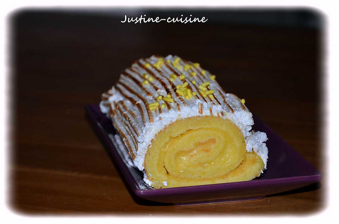 Recette de Bûche façon citron meringuée
