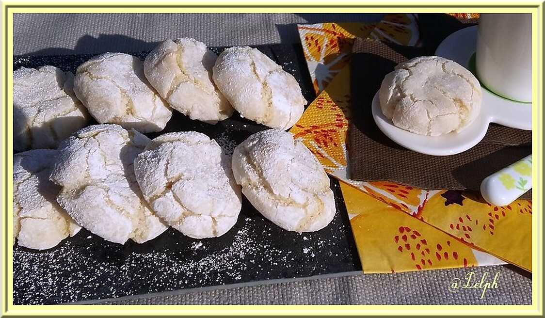 Recette d'Amaretti au Citron ( Macaron Italien)