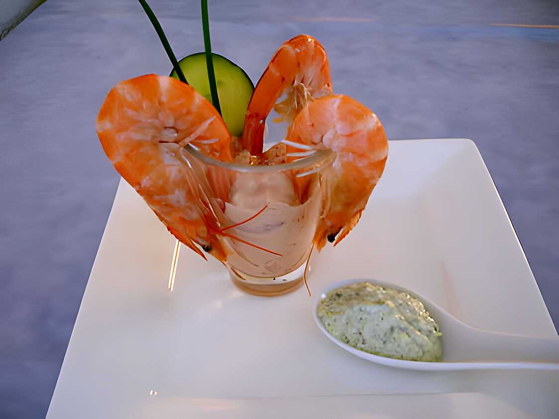 Recette de Cocktail de Crevettes en Verrine