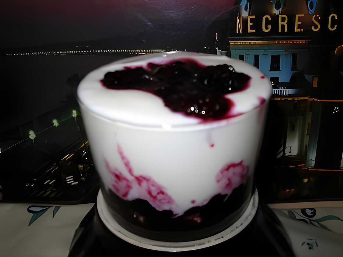 Recette de Verrines de fromage blanc aux fruits rouge