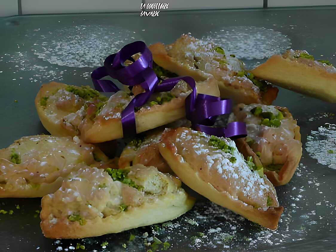 Recette de Navettes à l'amandine et aux pistaches