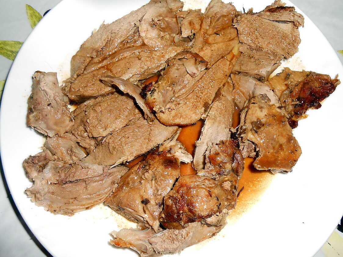 Recette de CUISSOT DE SANGLIER ROTI AU FOUR