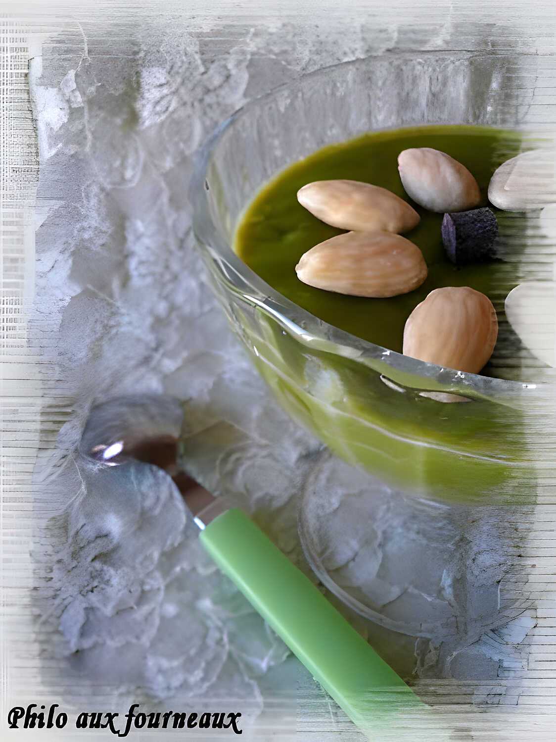 Recette de Crème à la pistache & au chocolat blanc