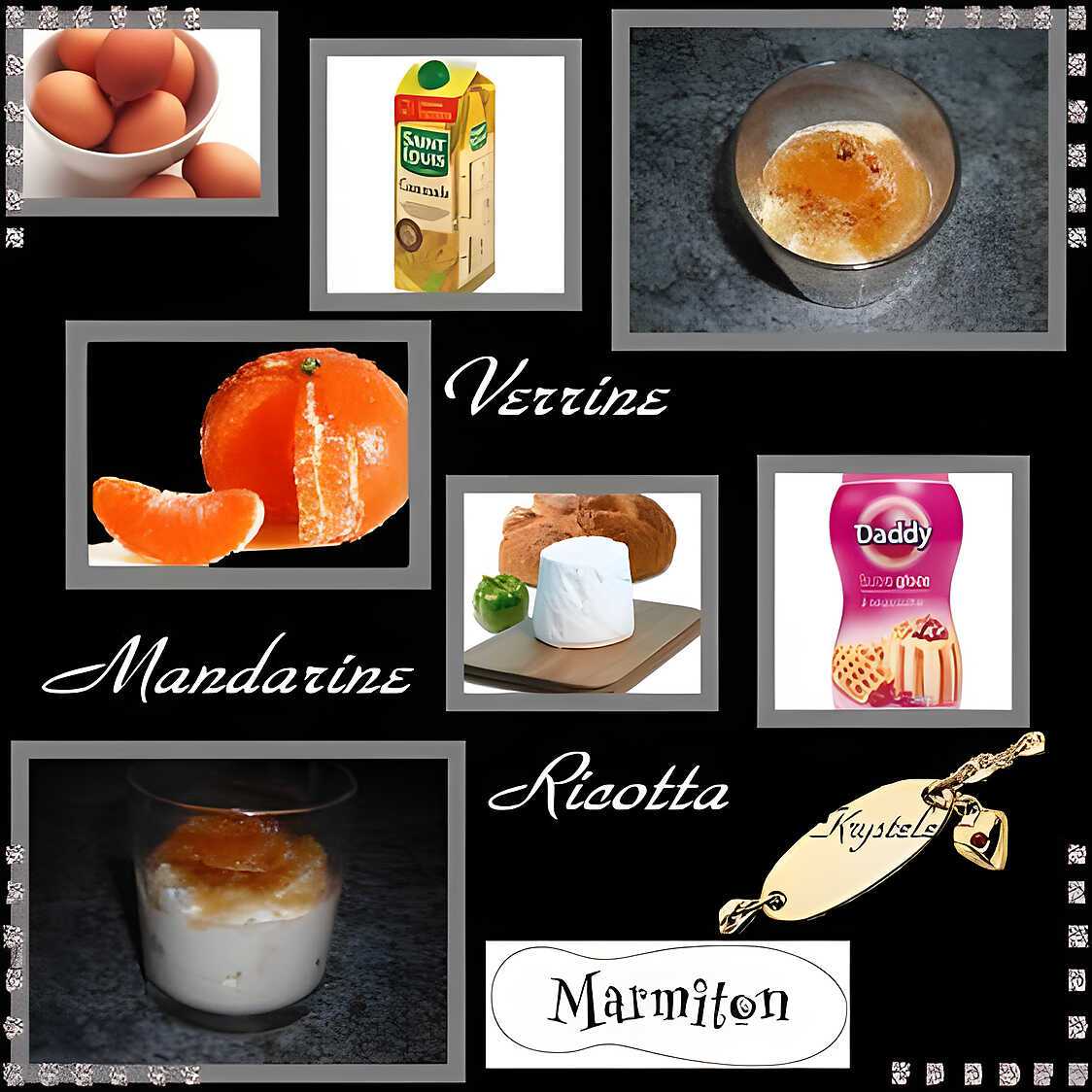 Recette de Verrine-a-la-mandarine-ricotta-