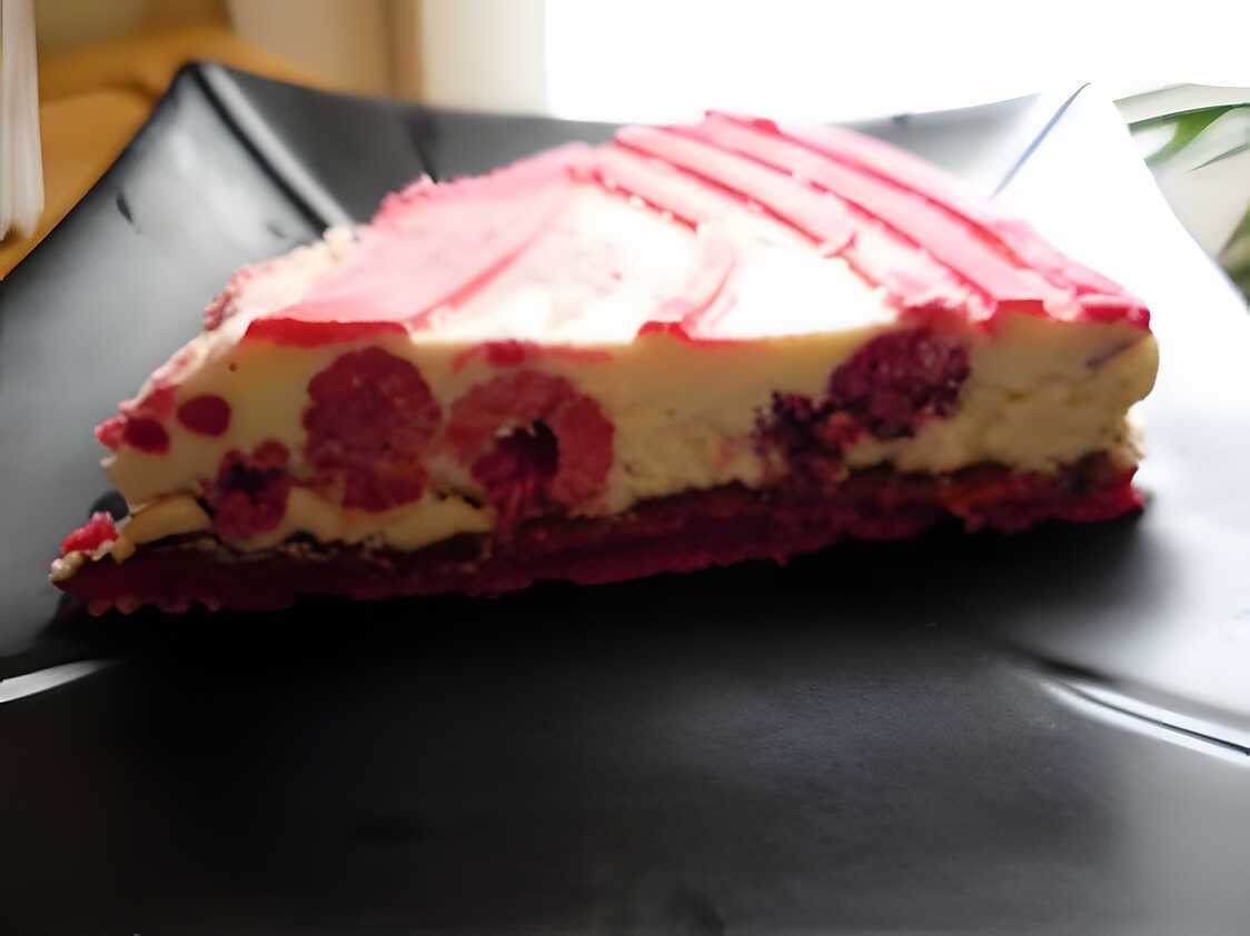Recette de Gateau rose au chocolat blanc