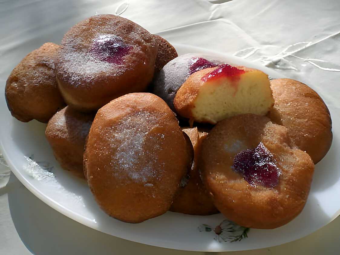Recette de Beignets a la confiture